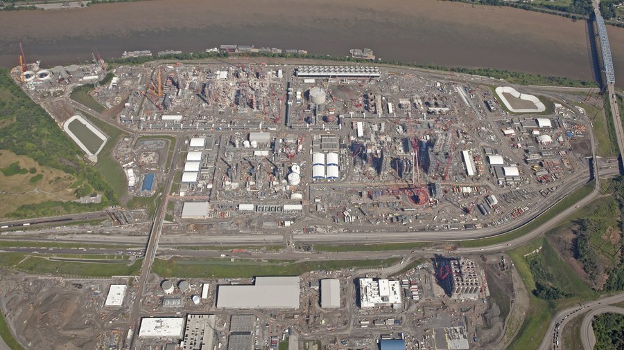 Looking at the Shell plant from overhead - Pittsburgh Business Times