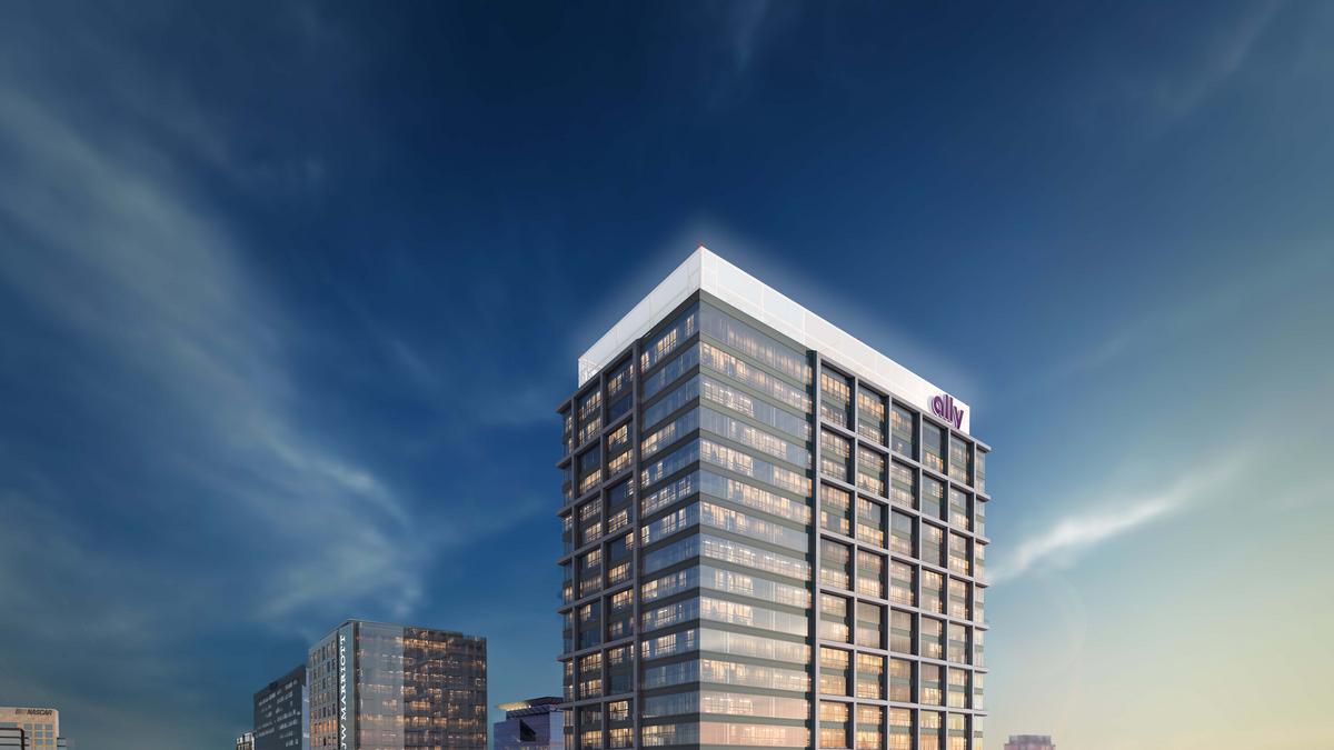 Ally Charlotte Center in uptown hits construction milestone - Charlotte ...