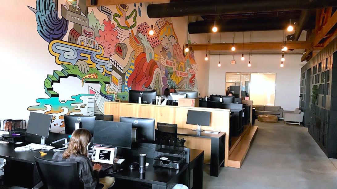 The Custom Blocks creative office project comes together in the Central ...