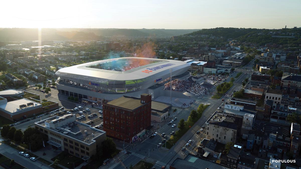 FC Cincinnati unveils stadium plan - Cincinnati Business Courier