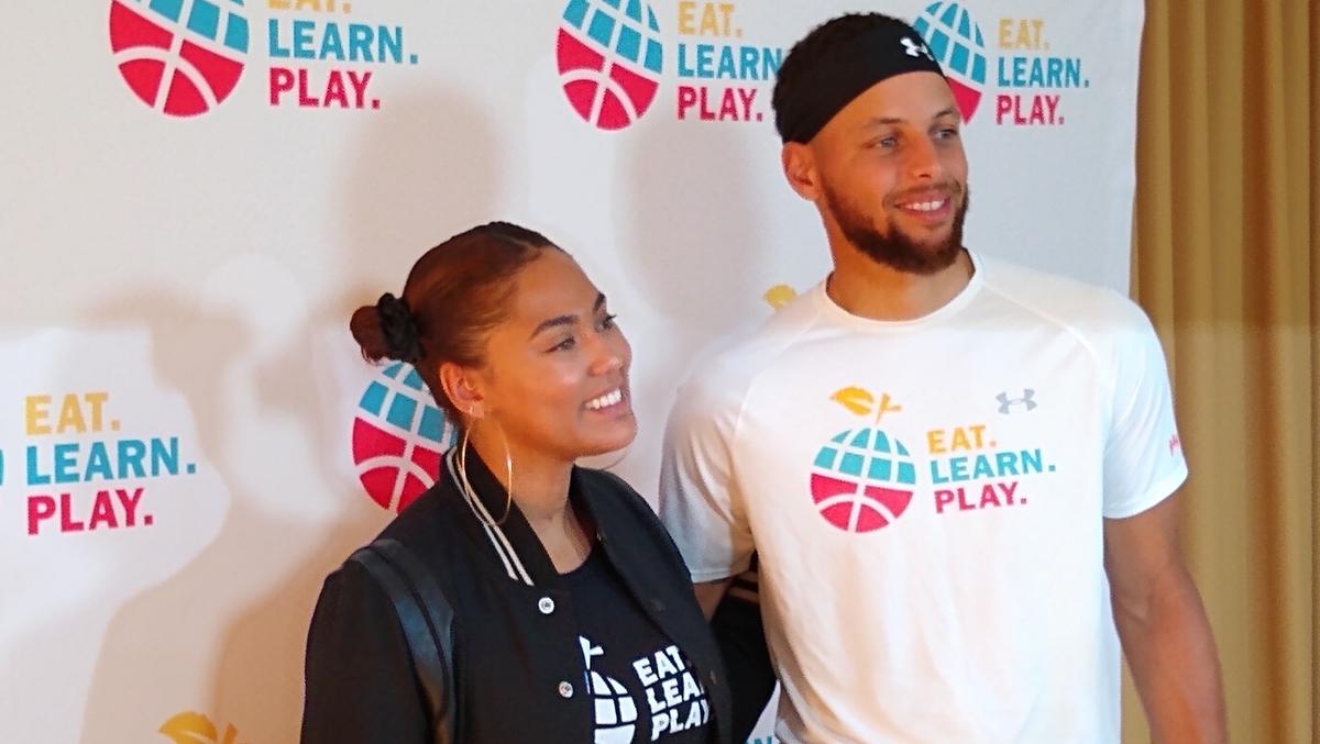 Steph and Ayesha Curry tip off Eat. Learn. Play. Foundation - San ...