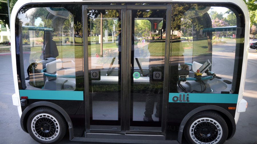 Olli autonomous shuttles come to White Rock Corporate Campus ...
