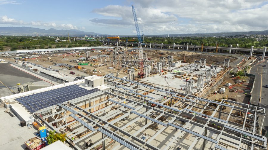 Honolulu airport makes headway on new Mauka Concourse: Slideshow ...