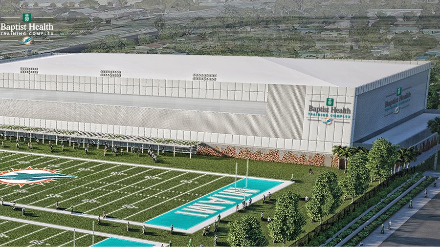 Miami Dolphins break ground on $135M training complex (Photos) - South ...
