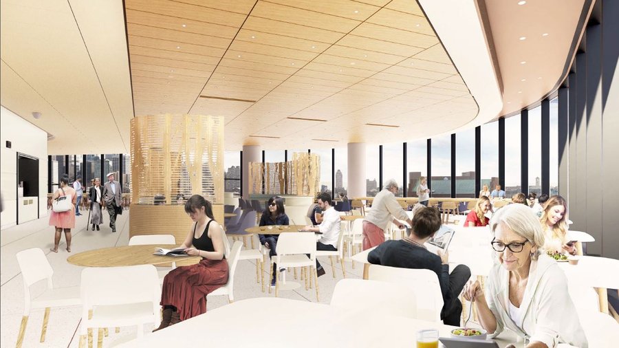 Pavilion cafeteria rendering