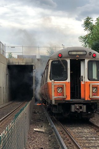 MBTA briefly suspends Orange Line service due to fire - Boston Business ...