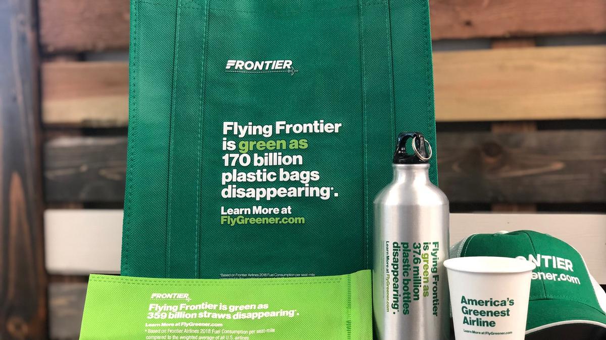 Frontier Airlines debuts 'green class' in eco-friendly marketing battle ...