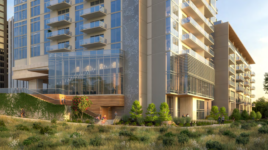 The Travis embraces two-tower design in downtown Austin - Austin ...