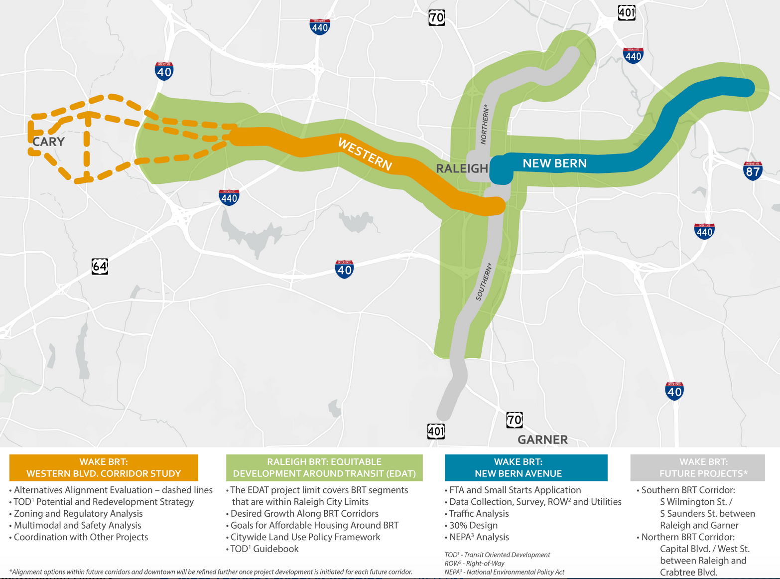 Raleigh, Wake County focus on Bus Rapid Transit plan - Triangle ...