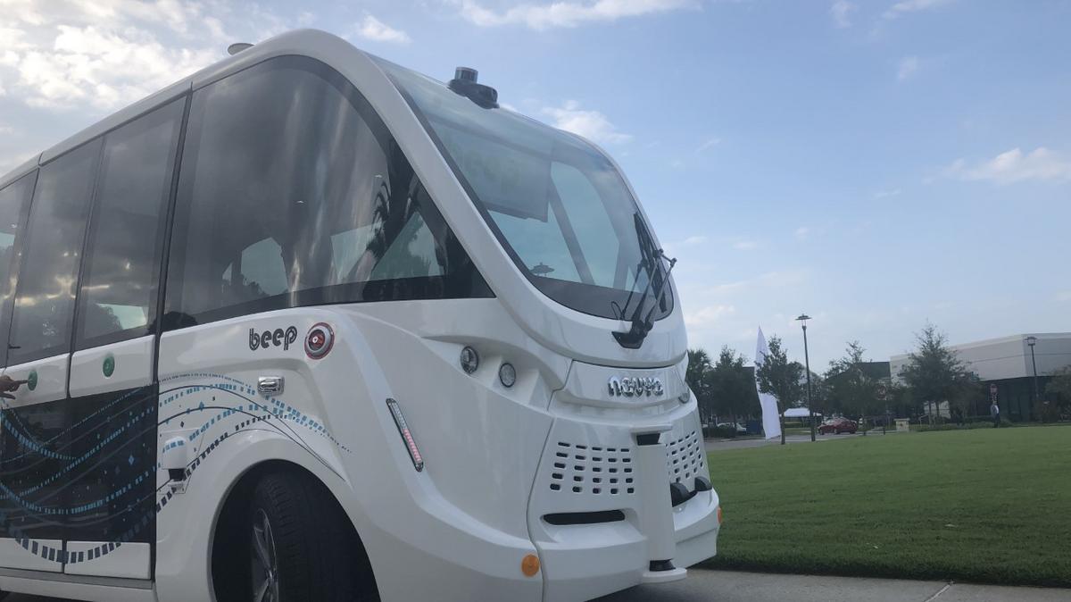 Beep begins self-driving shuttle service in Lake Nona, hopes to expand ...