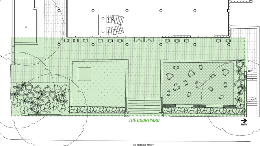 Cossitt Library renderings