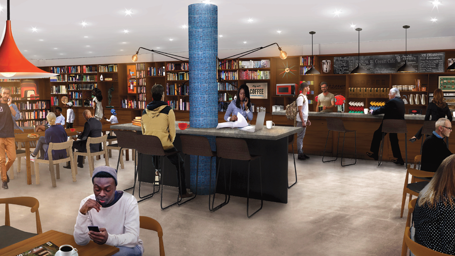 Cossitt Library renderings