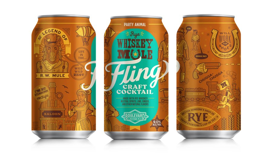 Boulevard adds Rye Whiskey Mule, Bourbon Smash to Fling cocktail line ...