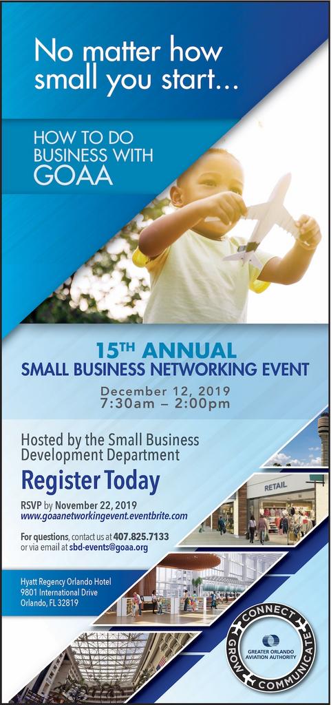 How To Do Business With GOAA-15th Annual Small Business Networking ...