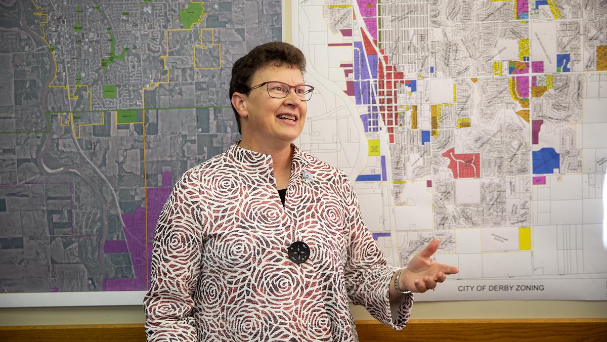 City manager Kathy Sexton talks with the WBJ about Derby's continued ...