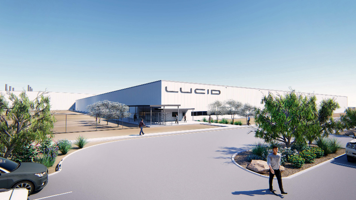 Lucid motors corporate headquarters store