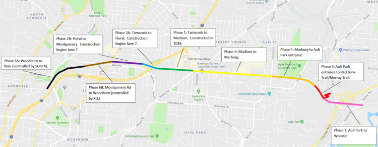 Wasson Way, Central Parkway bikeway, major transportation projects ...