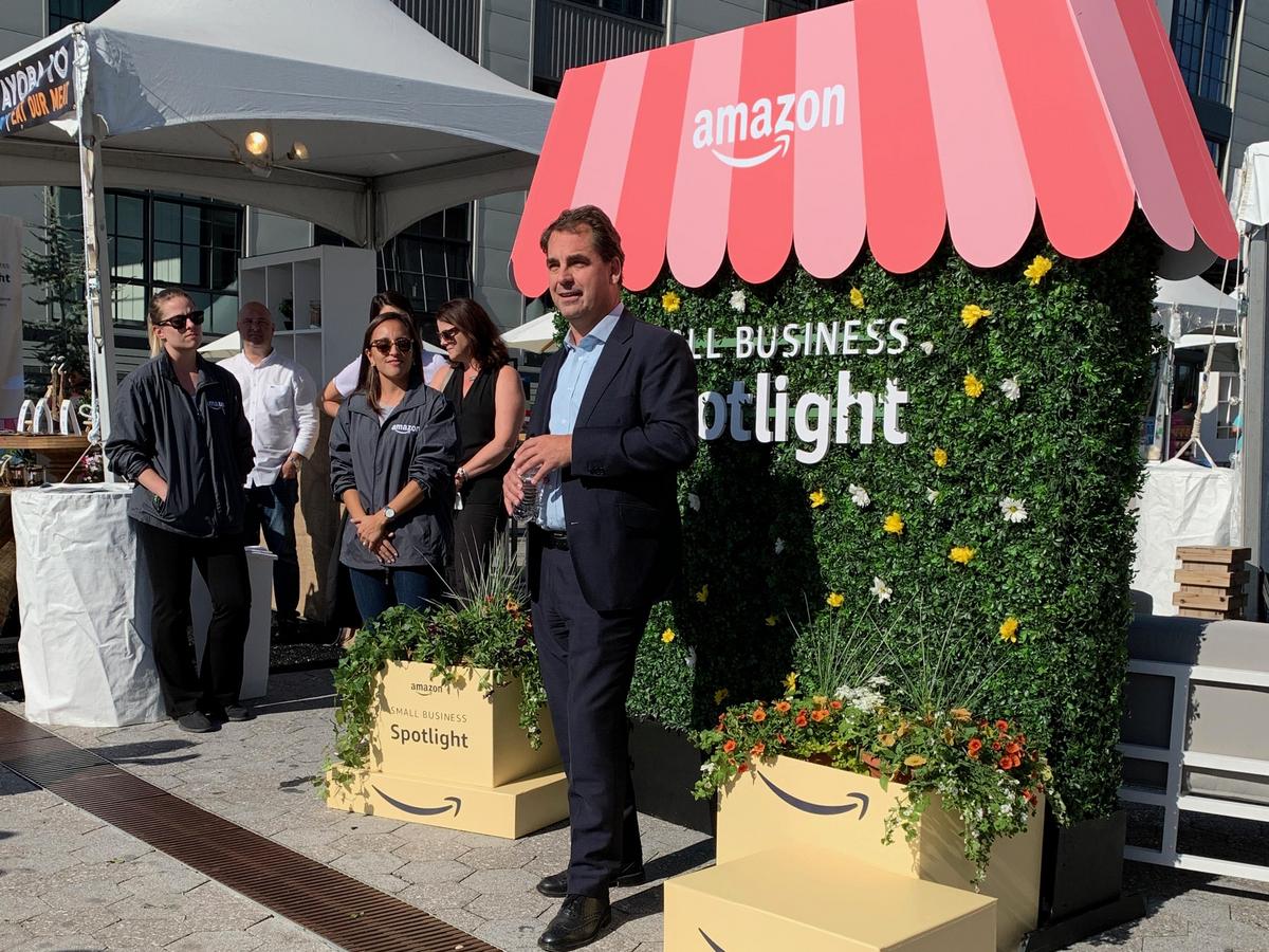 Amazon hosts small business event at The Wharf - Washington Business ...