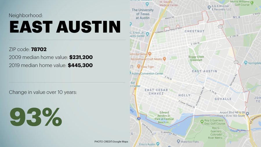 20 Austin neighborhoods where home values skyrocket - Austin Business ...