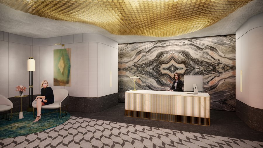 Terminal at Katy Trail rendering Lobby