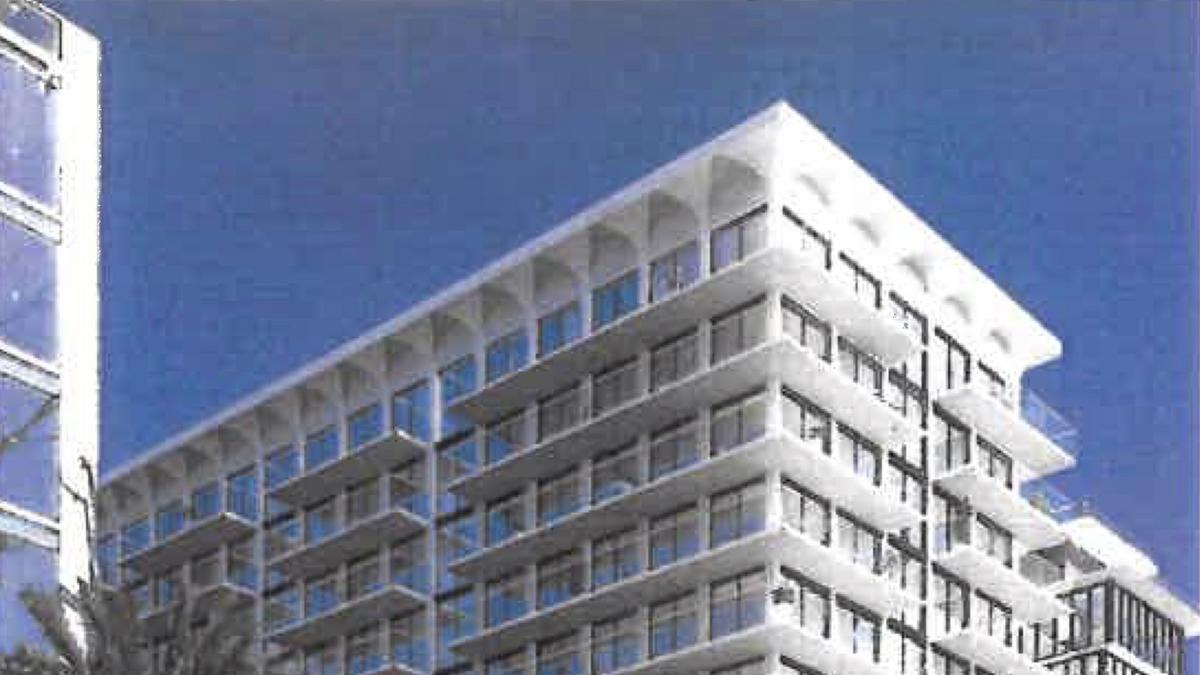 JMH Development files revised plan to redevelop Surf House condominium ...