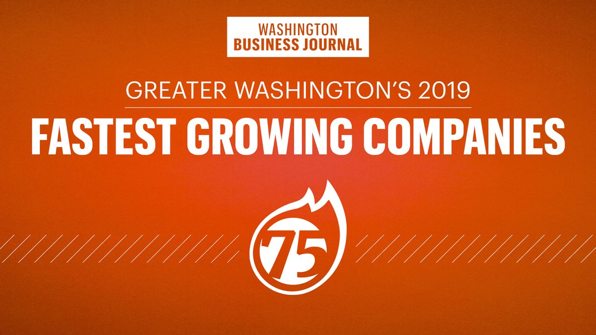 Meet the Fastest Growing Companies of 2019 - Washington Business Journal