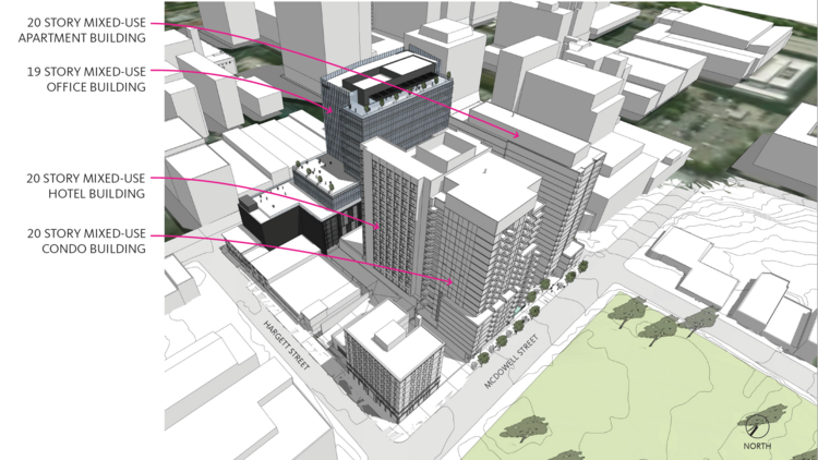 Here are more details about the Nexus development in Downtown Raleigh ...