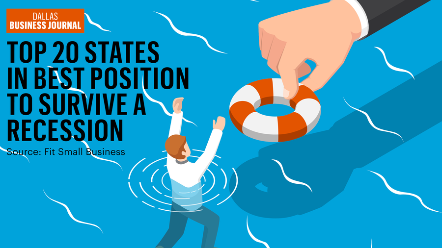 Ranked - Top 20 states in best position to survive a recession.