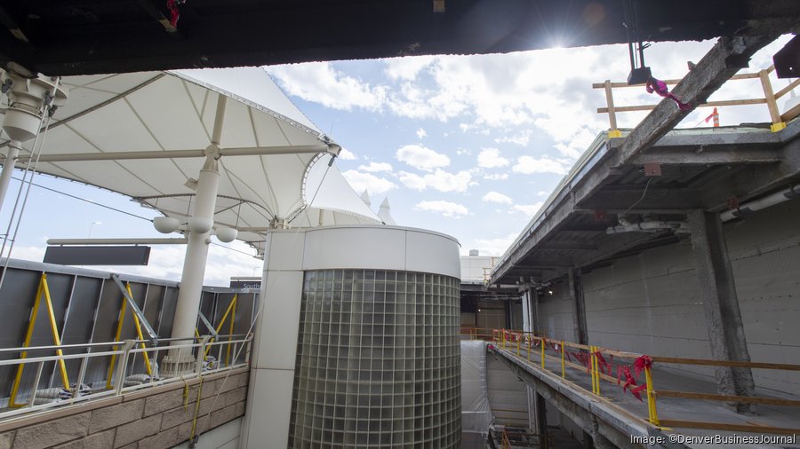 Peek inside the construction areas of DIA's Great Hall project (Photos ...