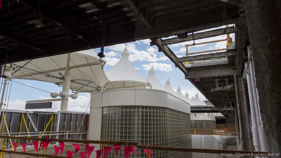 Peek inside the construction areas of DIA's Great Hall project (Photos ...