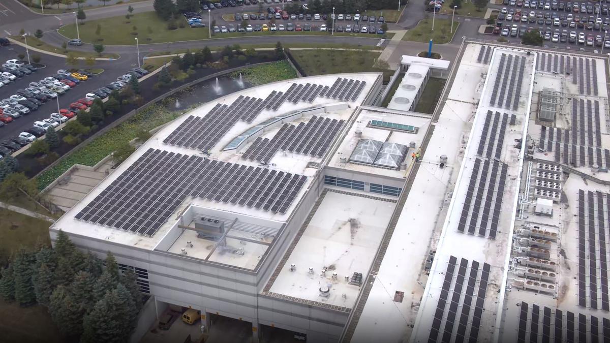 JPMogan installs huge solar array at Polaris offices - Columbus ...
