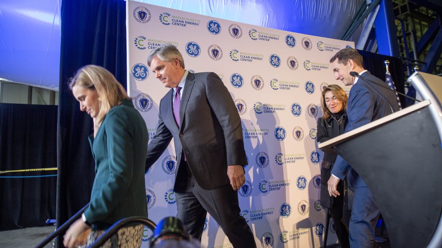 GE’s Larry Culp makes rare appearance in Charlestown to welcome Haliade ...