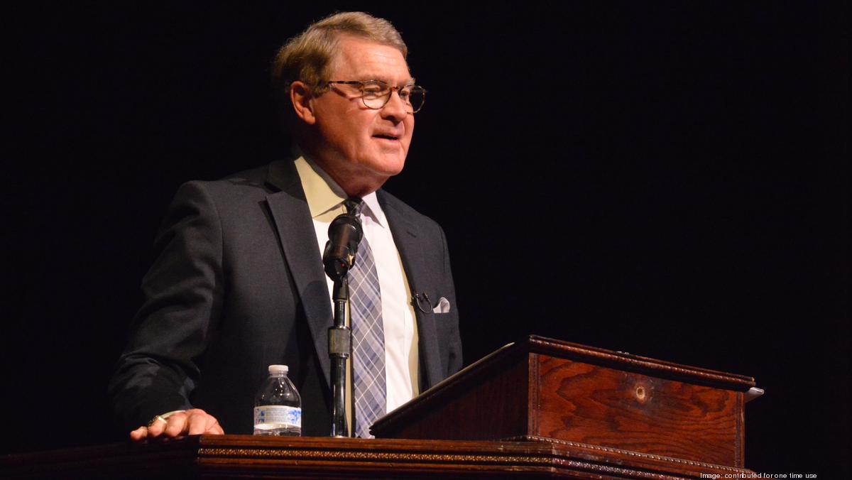ACC Commissioner John Swofford speaks to Greensboro College students ...