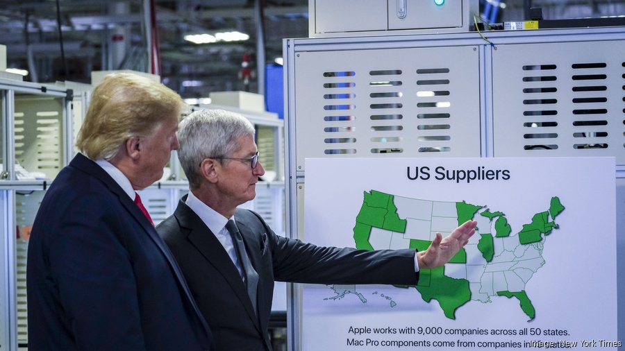 Trump floats tariff exclusions for Apple at Texas manufacturing plant ...