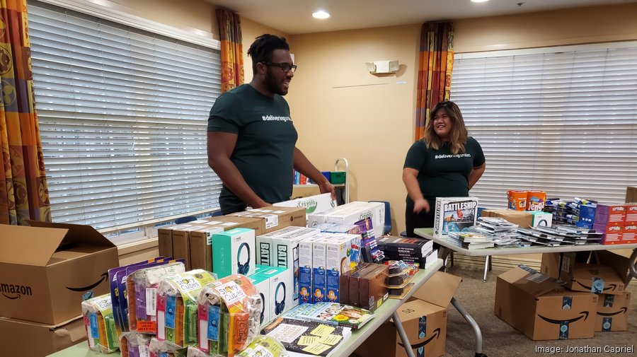 Amazon donates educational items to Arlington nonprofit AHC Inc ...