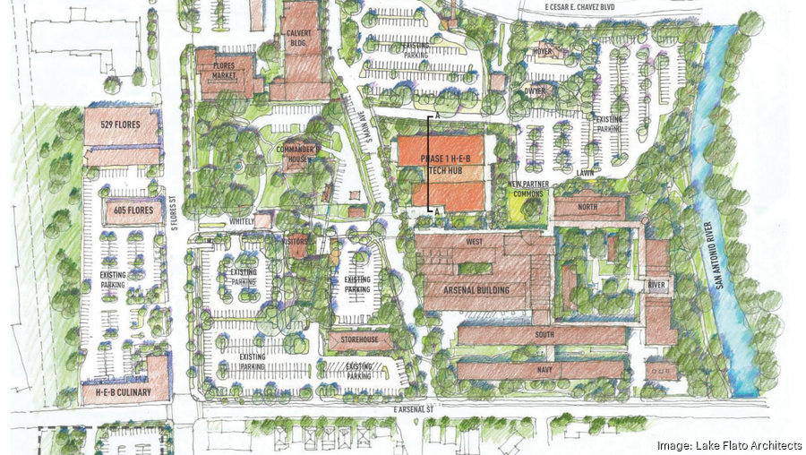 First look: H-E-B’s massive headquarters expansion - San Antonio ...