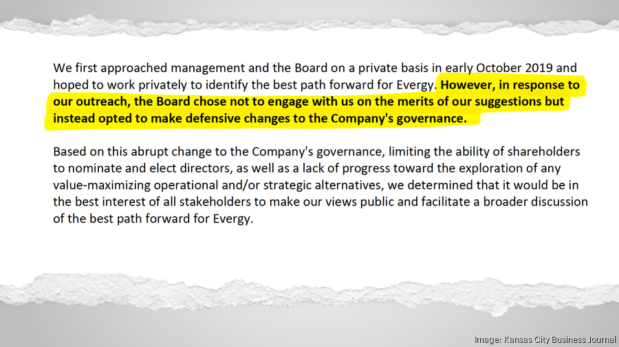 Elliott Management delivers Evergy an ultimatum - Kansas City Business ...