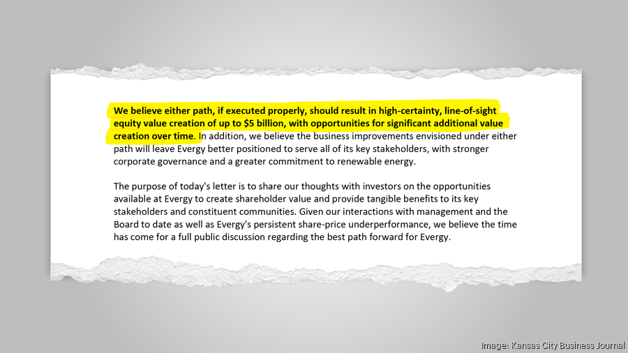 Elliott Management delivers Evergy an ultimatum - Kansas City Business ...