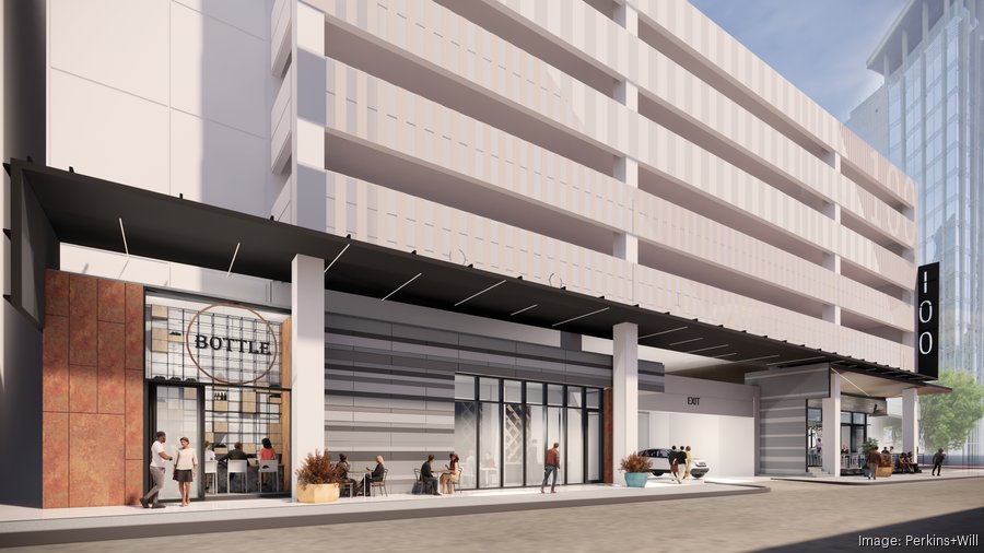 Barings plans to renovate parking deck, add retail space in uptown ...