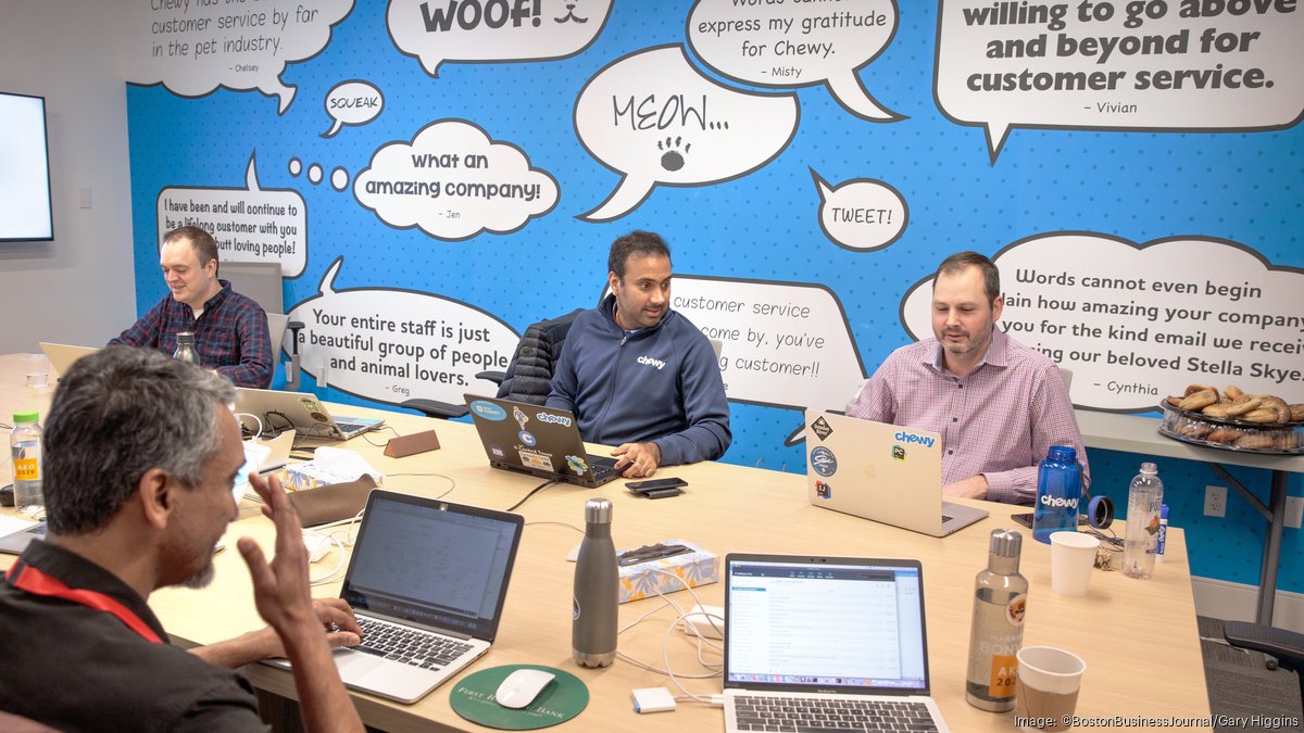 Chewy employee headcount down by 1,300 workers in 2023 - Boston ...