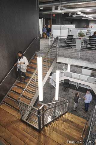 Cool Offices: Calabrio's new North Loop headquarters delivers on ...