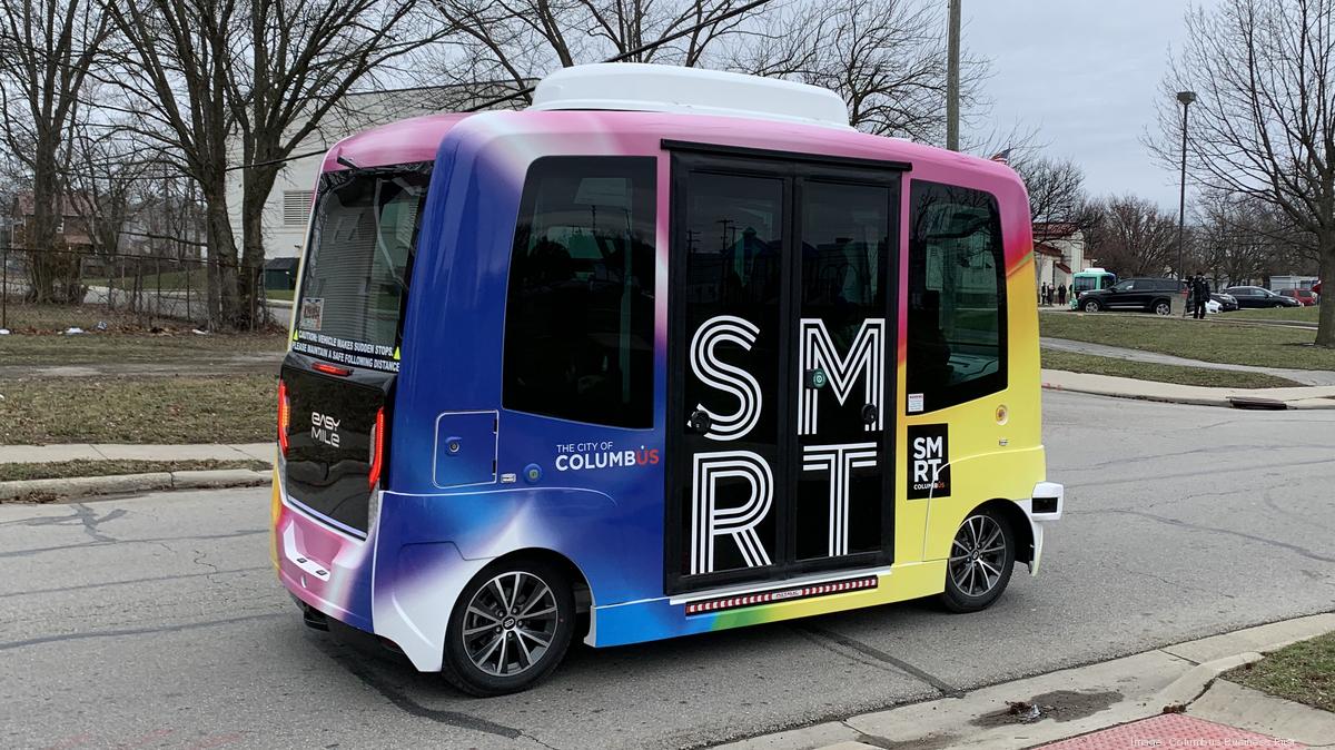 Smart Columbus self-driving shuttle starts rolling in Linden - Columbus ...