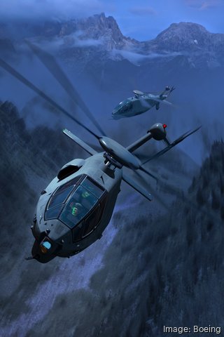 Boeing unwraps design of military light attack helicopter - Puget Sound ...