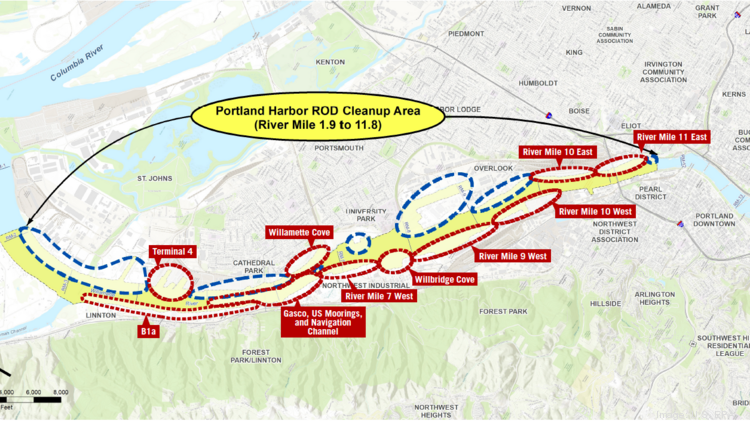 Portland Harbor Superfund cleanup design deals cover 8 new areas of ...