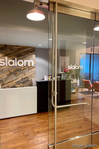 Cool Offices: Slalom’s Logan Square space pops with lockers, lounges ...