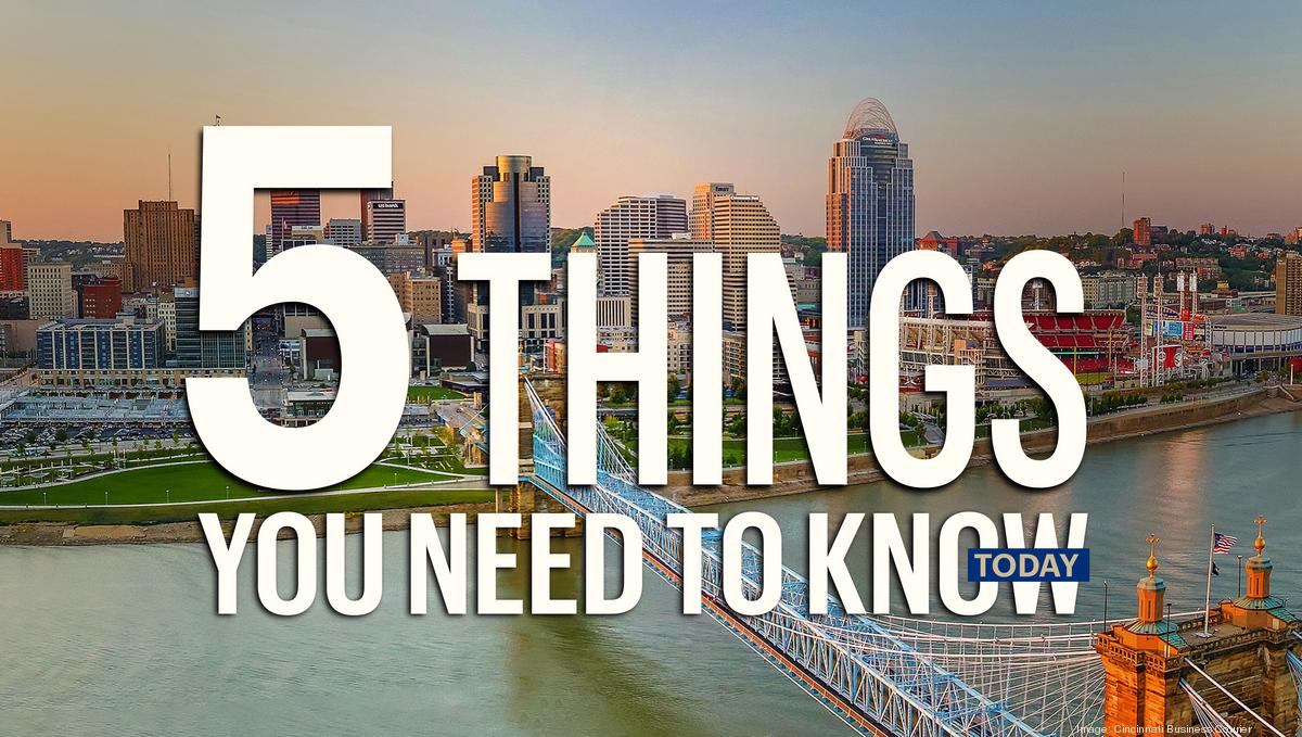 Five things you need to know today, and the power of the notebook ...