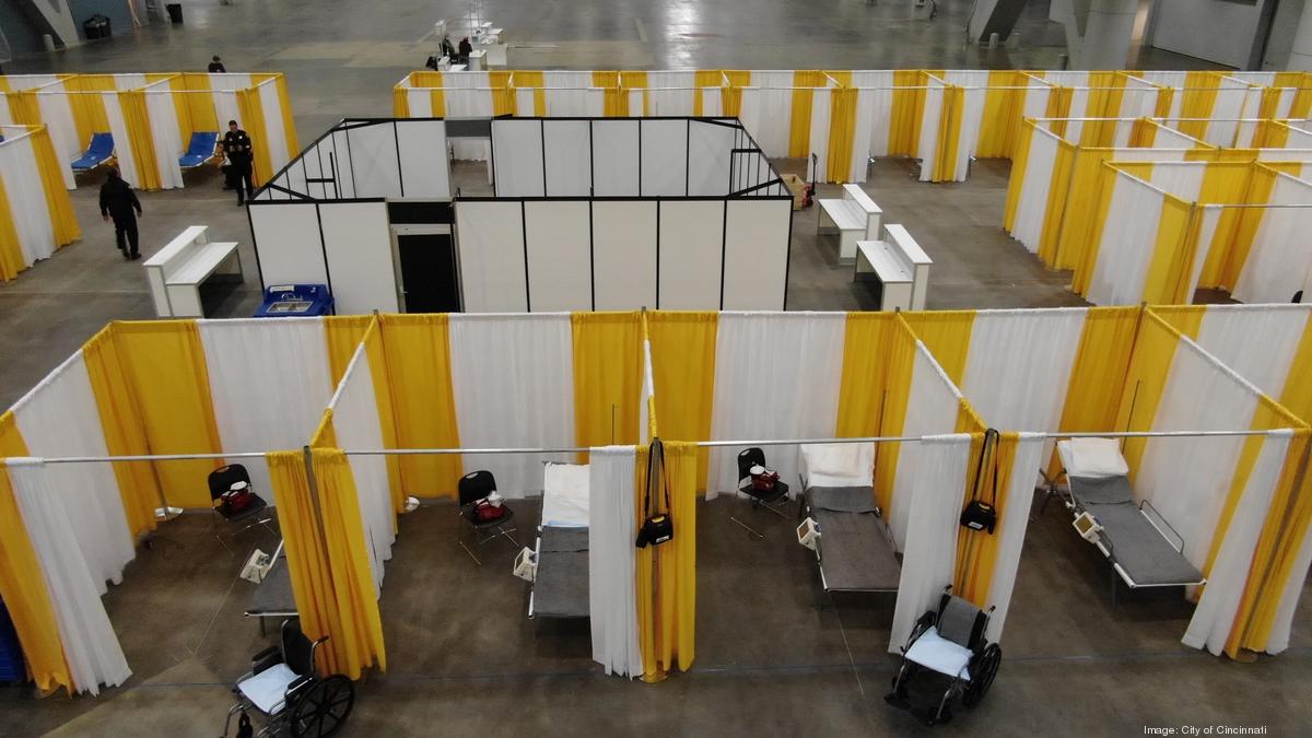 City, county unveil makeshift hospital at Duke Energy Convention Center ...