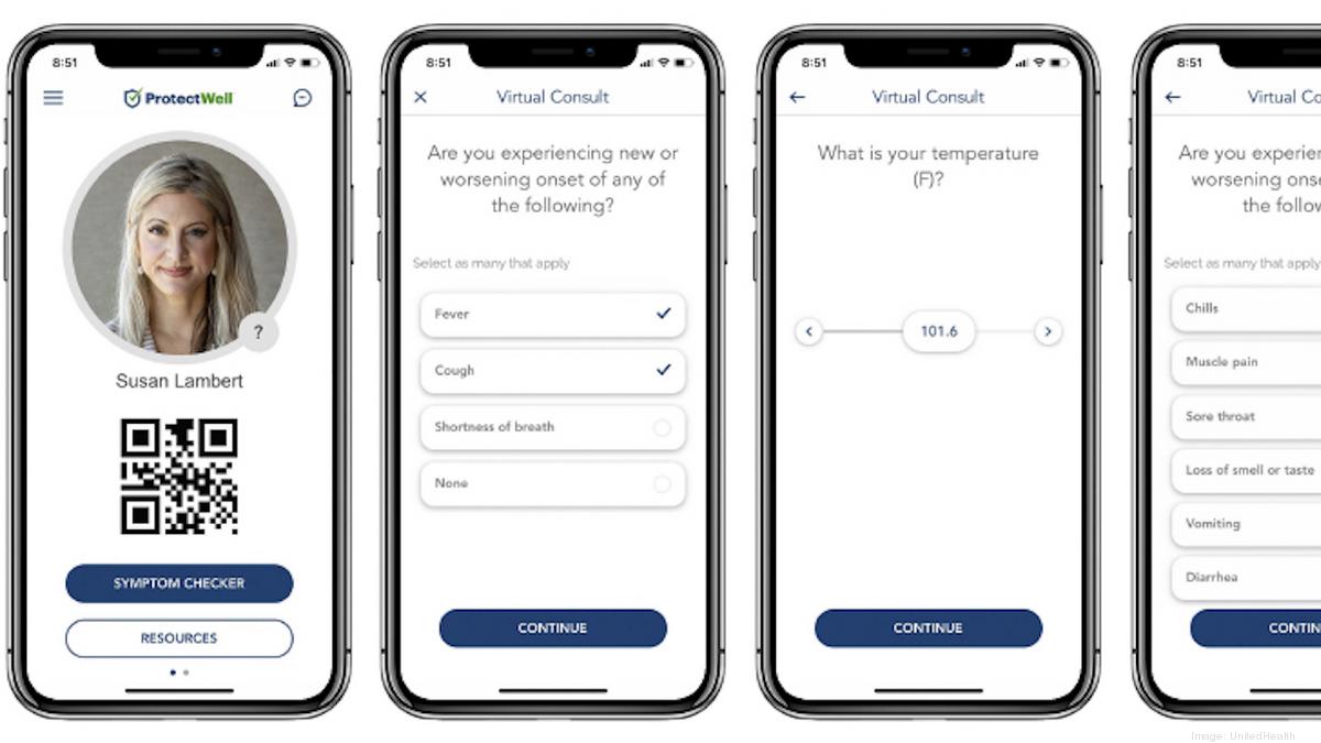 UnitedHealth, Microsoft will test employees Covid-19 symptoms with app ...