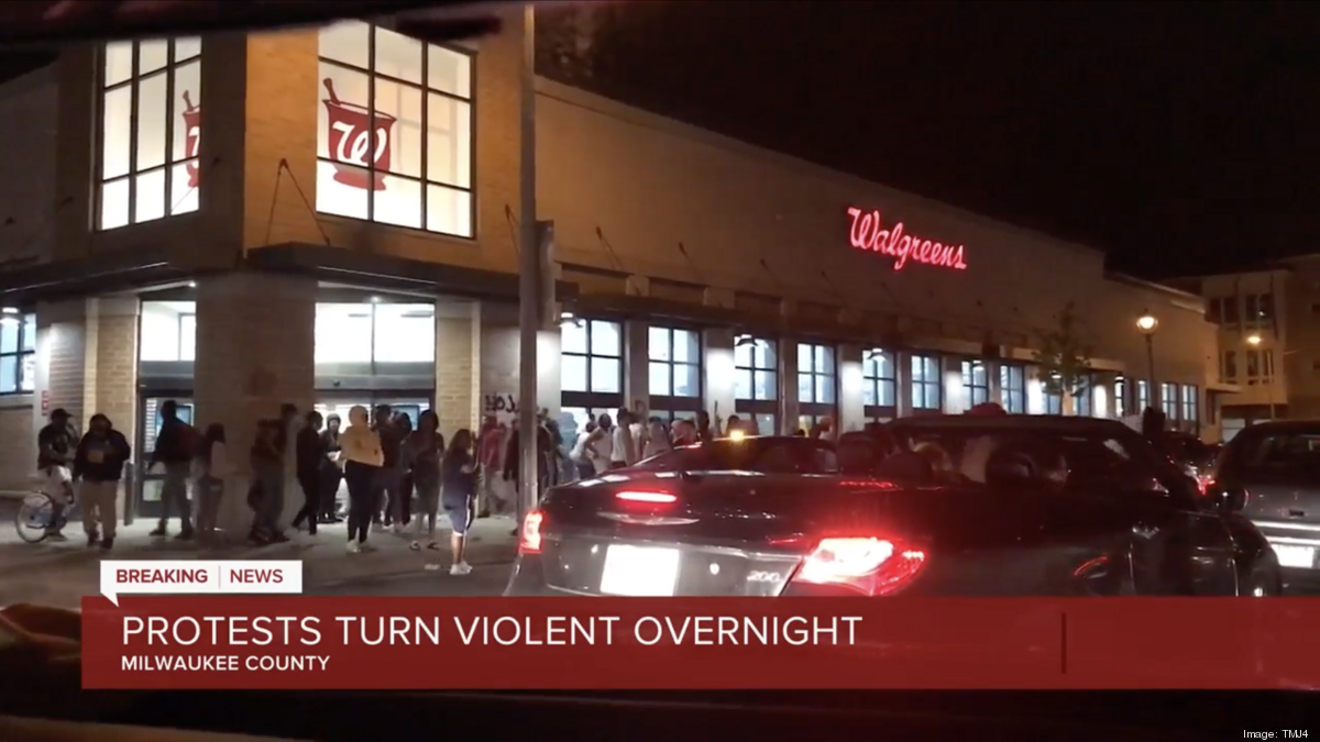 Several businesses damaged amid protests in Milwaukee over death of ...
