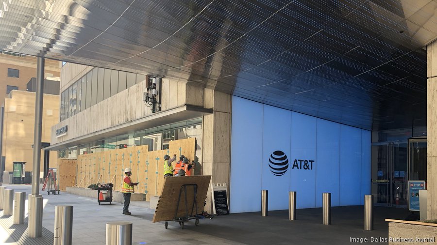 New Discovery District at AT&T headquarters suffers minor damage ...